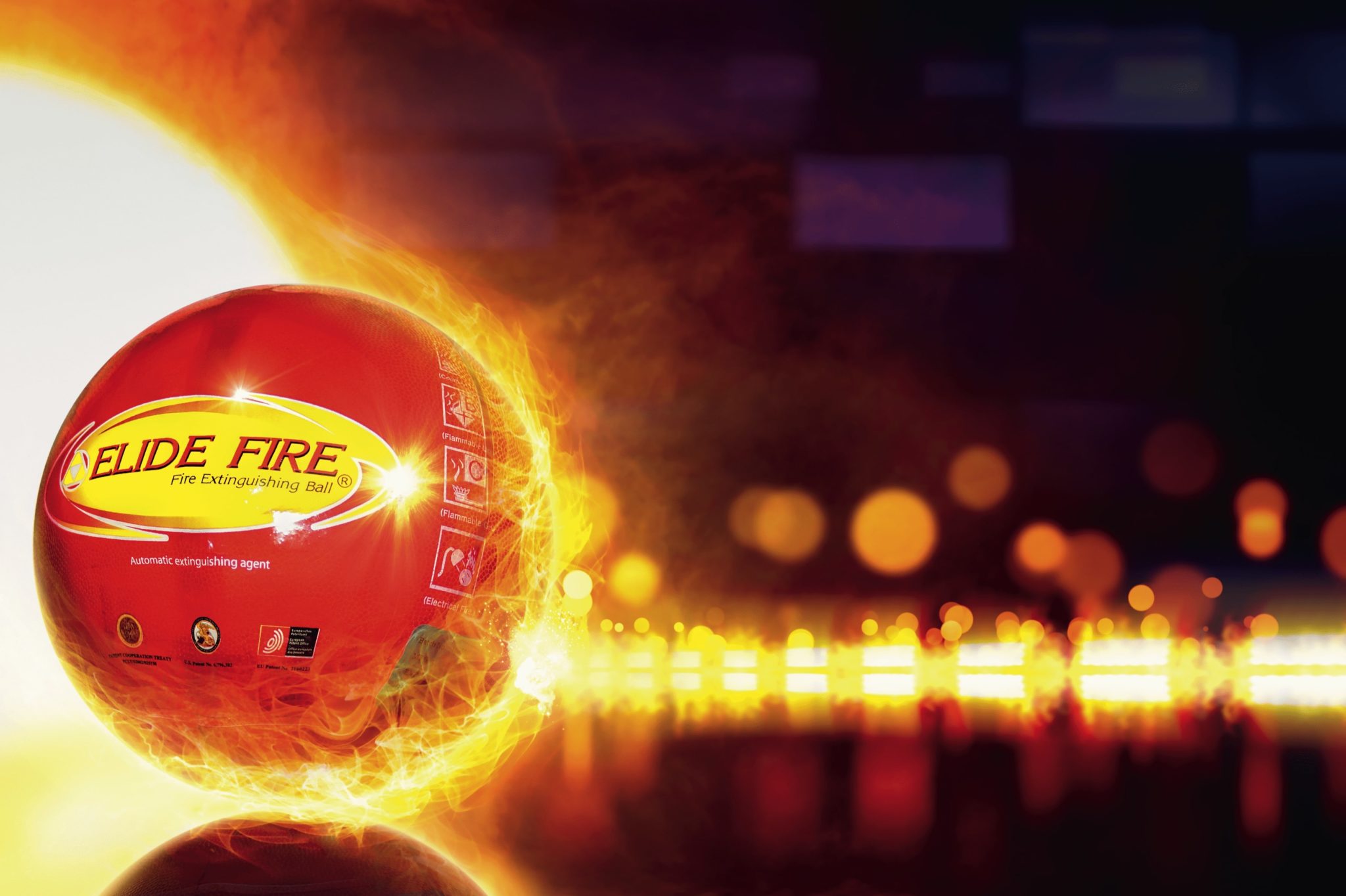 Elide Fire : La boule extincteur innovante - D+ SERVICES